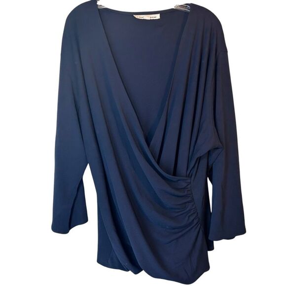 Caroline Rose | Tops | Caroline Rosewomans Shirt 3x Black Plus Size ...